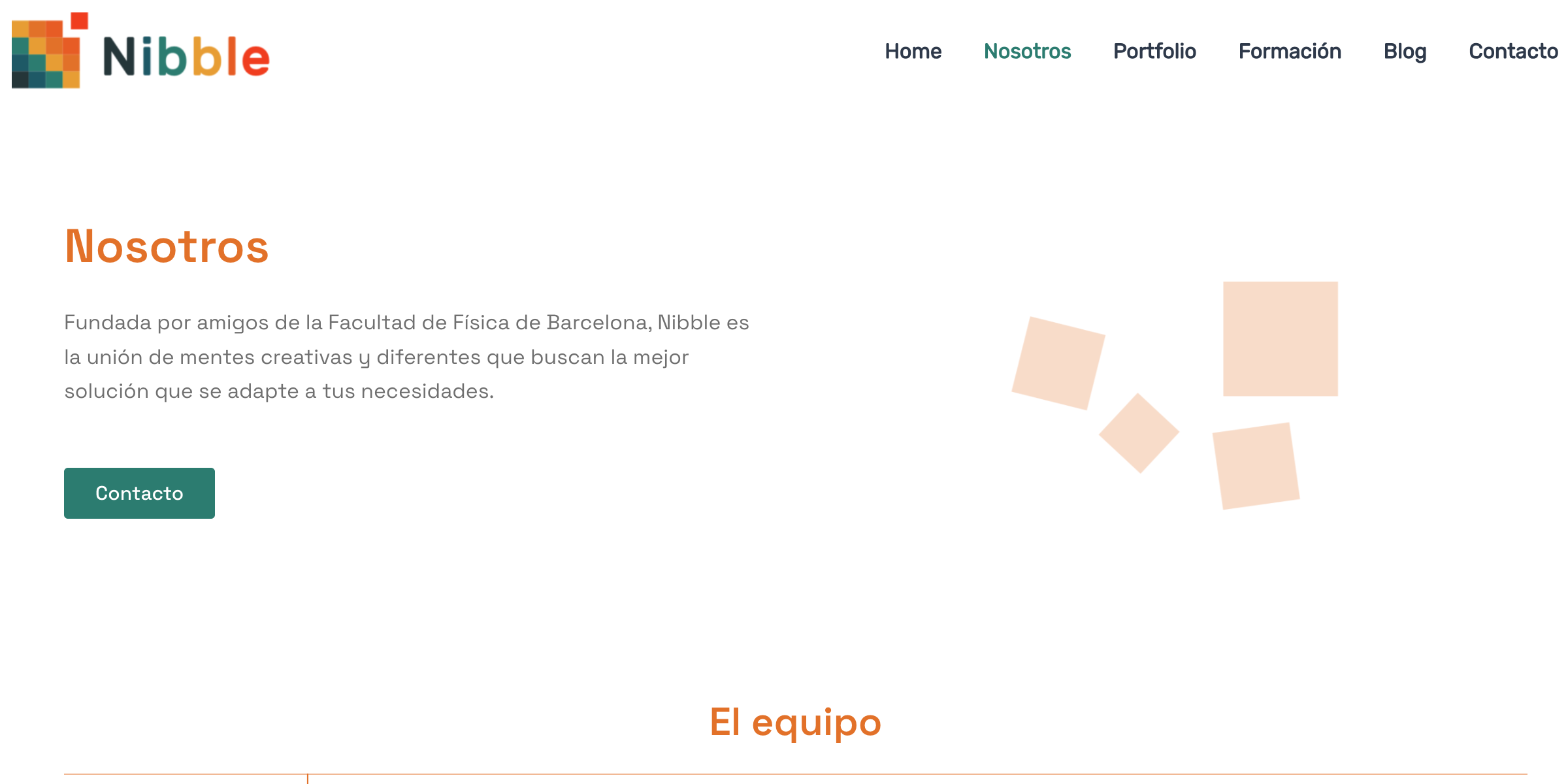 Sobre nosotros - Nibble Development